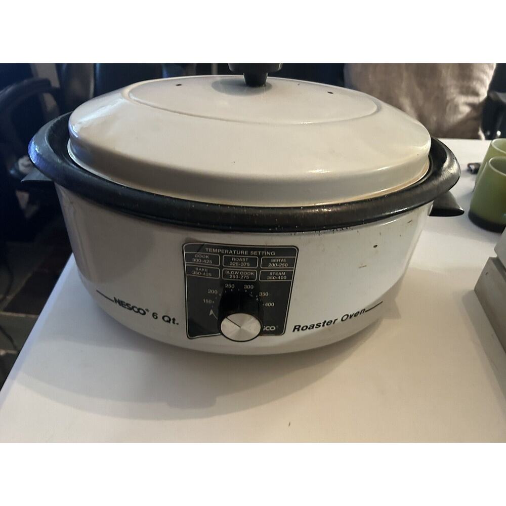 Nesco 6 Qt Electric Roaster Oven Steam Bake Stew Mode… - Gem